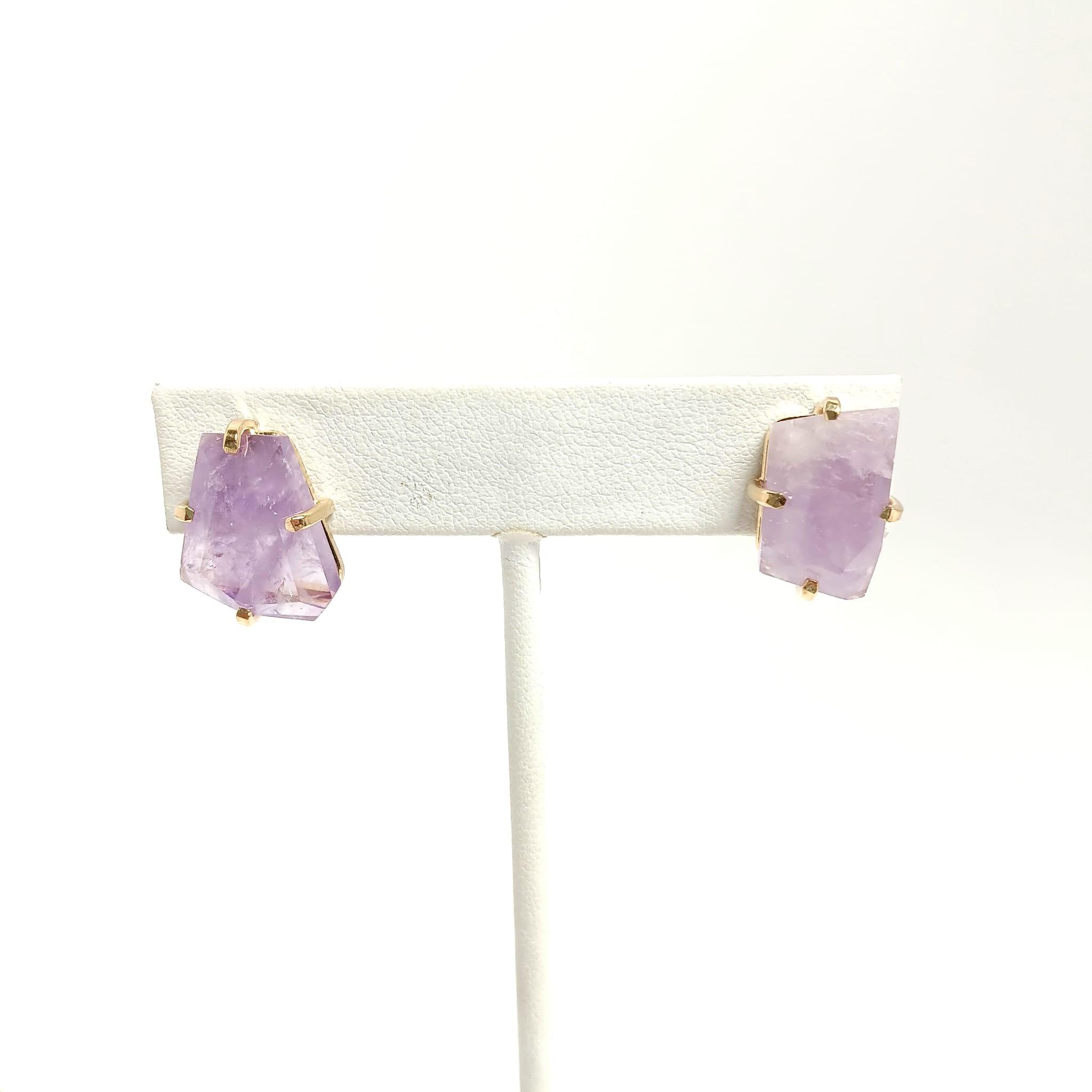 Amethyst Claw Studs – The Harmony Store