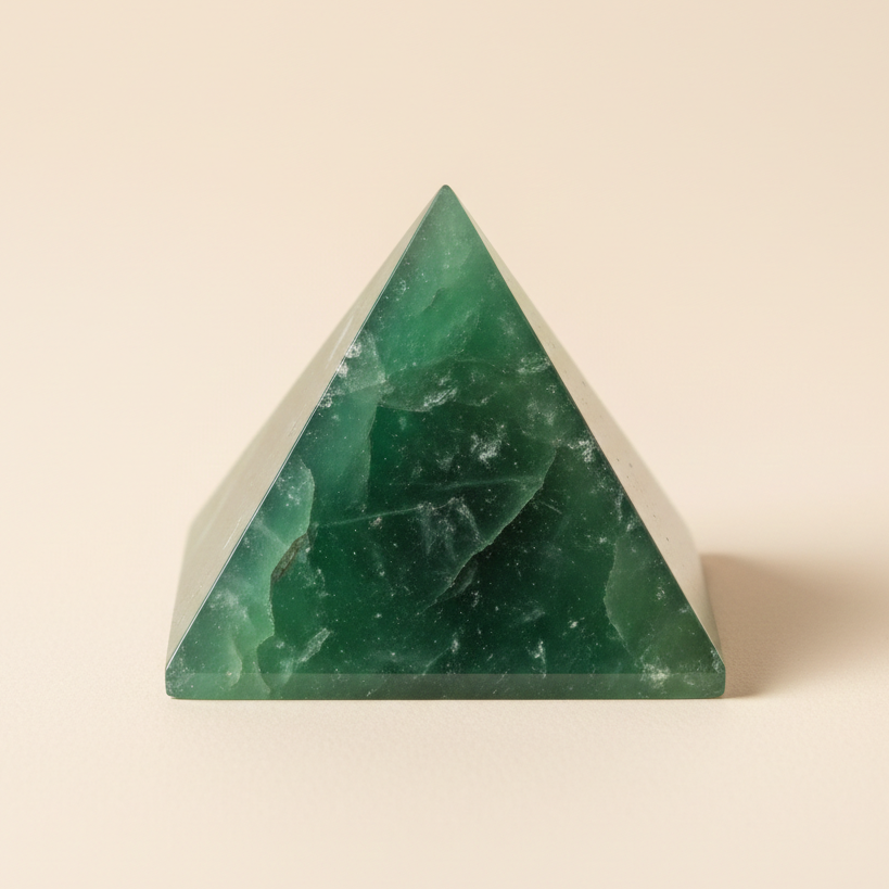 Green Aventurine Pyramid | Abundance Crystal – The Harmony Store